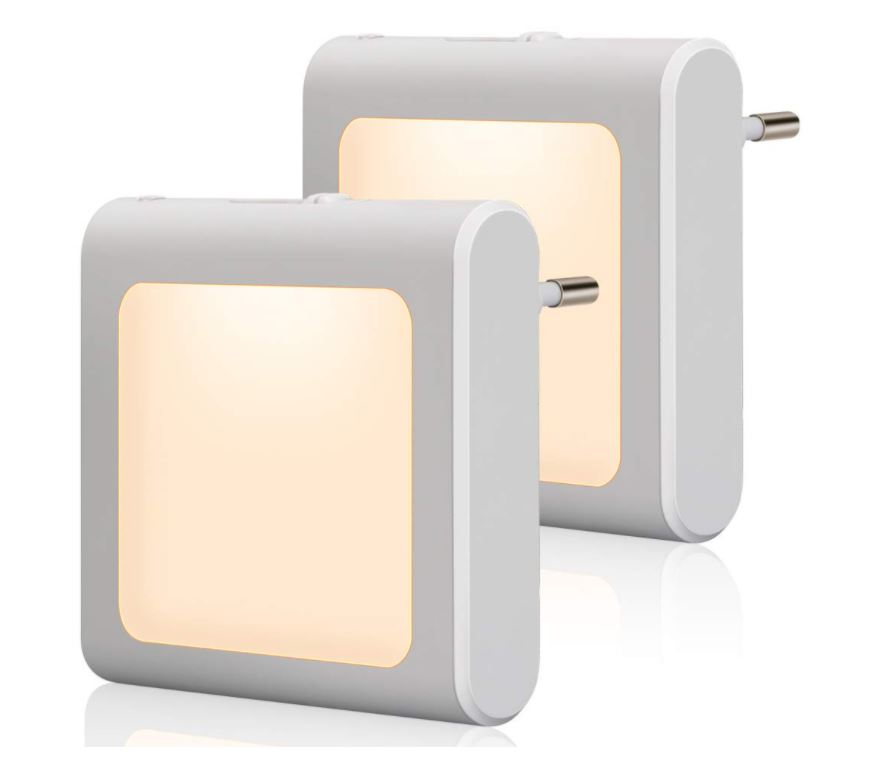 2 x LED night light plug-in/socket – Lueas